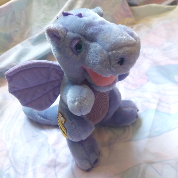 Toys | Rare Vintage 8s Purple Dragon Plush | Poshmark